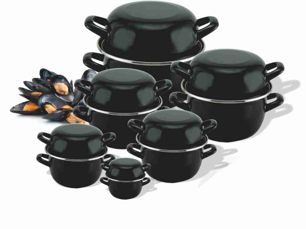 Enamel Mussel Pots – Ahmetal Kitchenwares